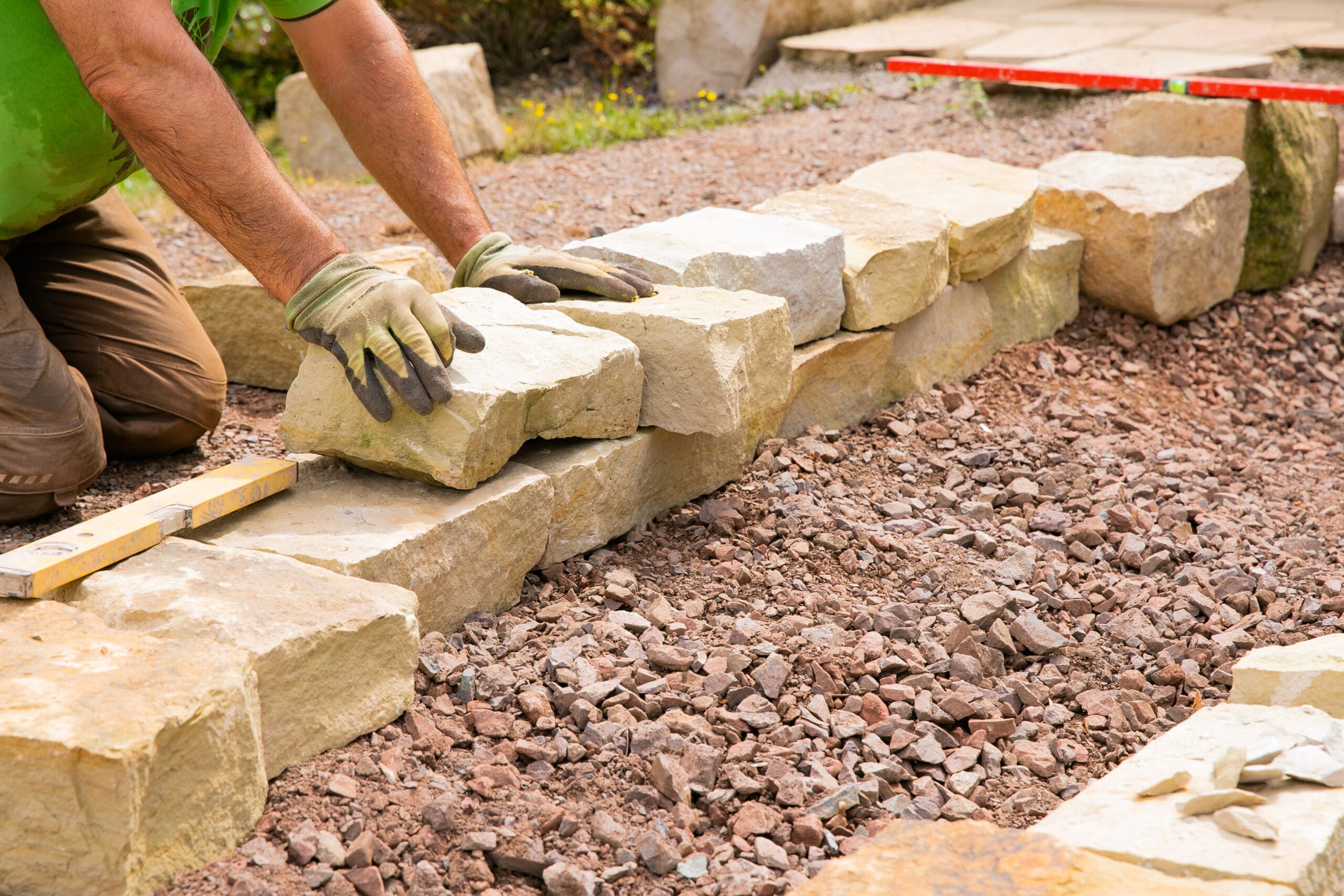 How Hard Is It to Build a Natural Stone Wall as a DIY Project? - Hilton ...